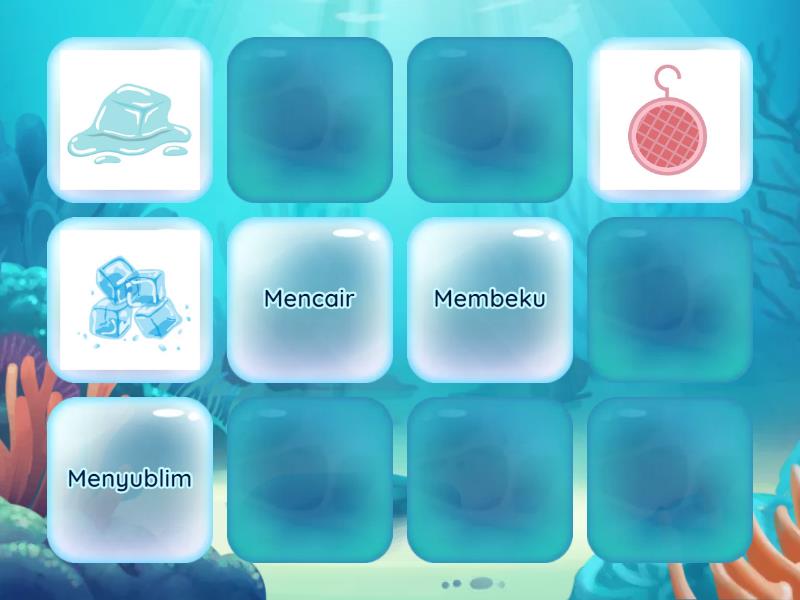 Permainan Wujud Zat dan Perubahannya - Matching pairs