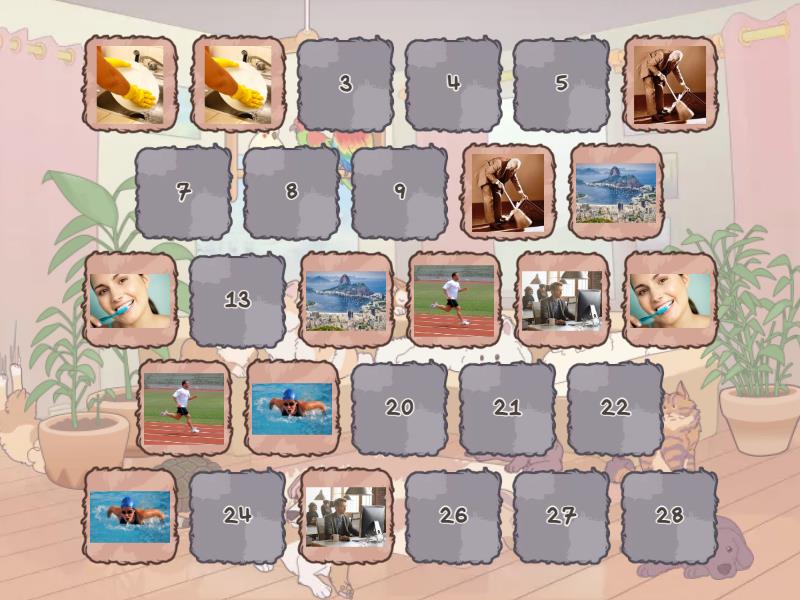 Memória - Verbos - Matching pairs