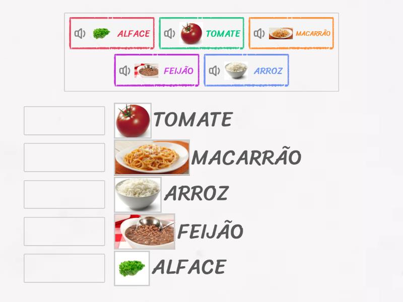 Alimentos - Match up