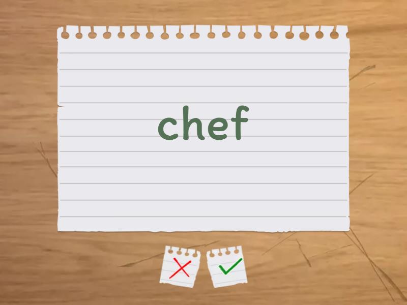 Restaurants - Flash cards