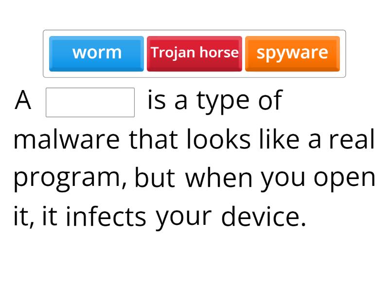 Malware Review - Complete the sentence