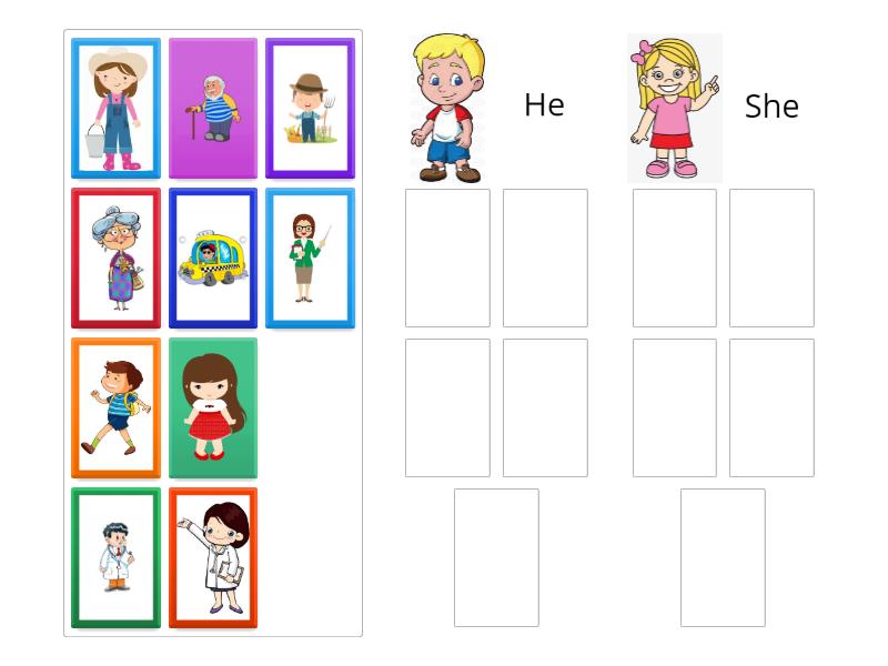 He-she - Group sort