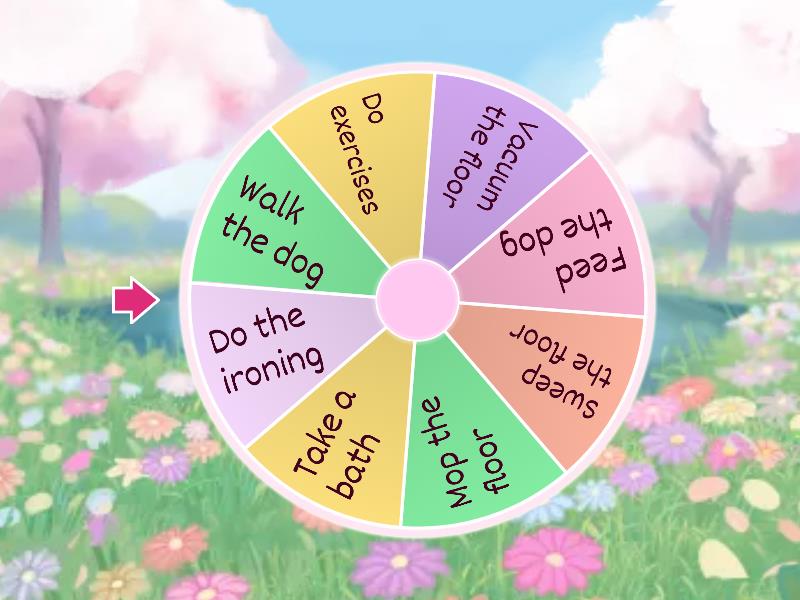daily routine - Spin the wheel
