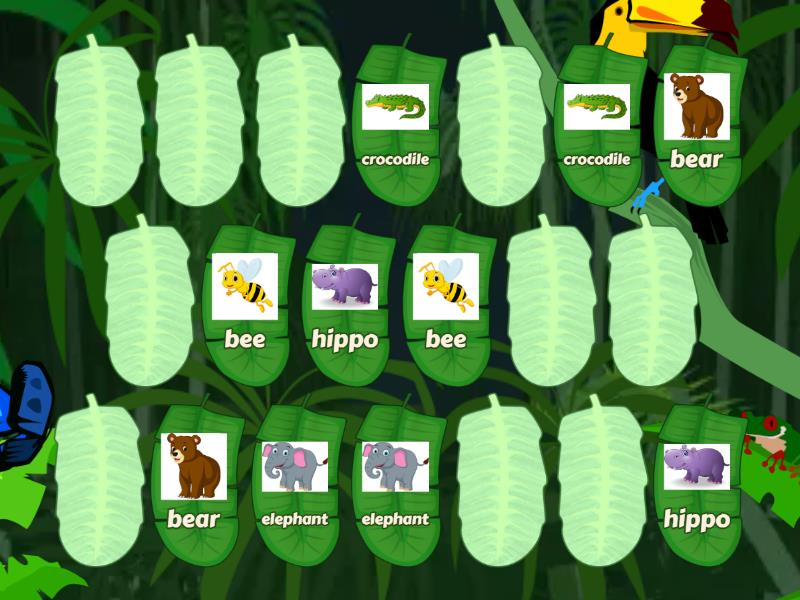 - Animals - Matching pairs