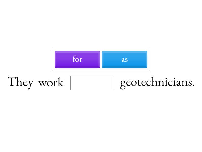 WORK - COLLOCATIONS - Complete the sentence