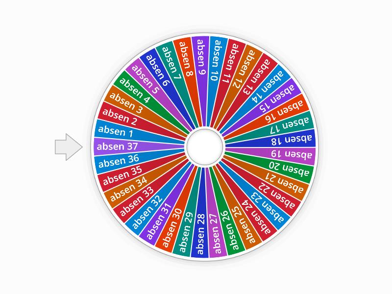 absen 8e - Spin the wheel