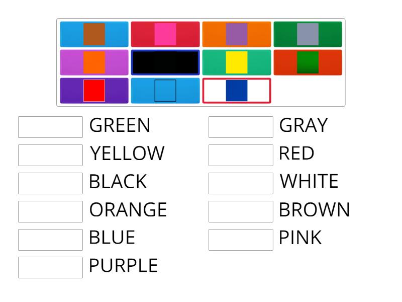 COLORS - Match up