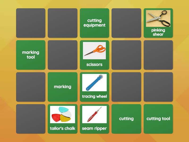 Equipment Category Match - Matching pairs