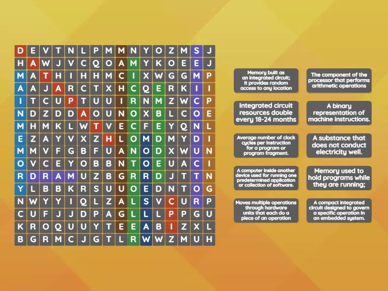 Microcontroller introduction - Wordsearch