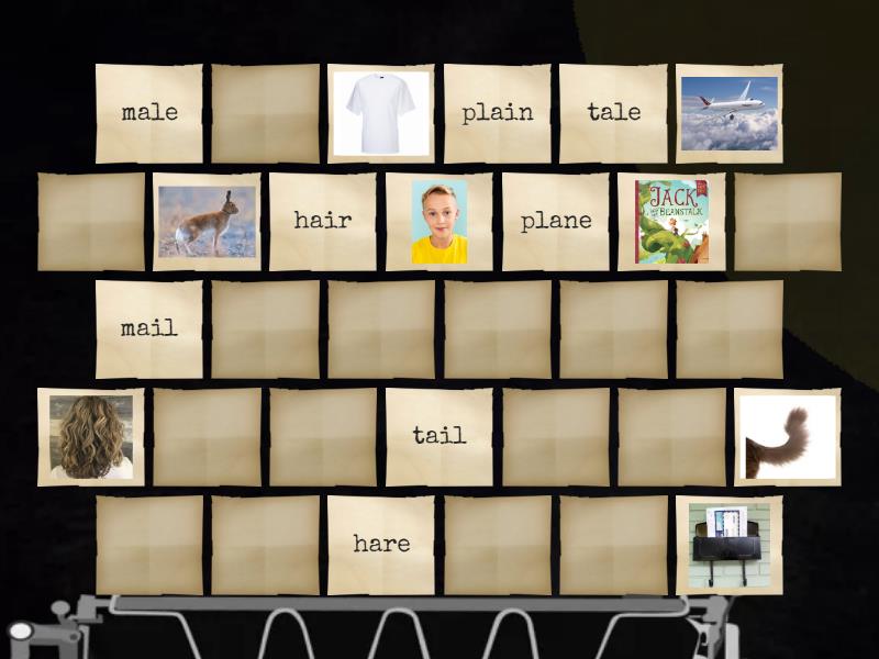Homophone Match -- AI & AY - Matching pairs