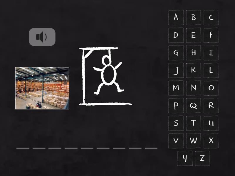 Starter Unit 3 objects and places - Hangman