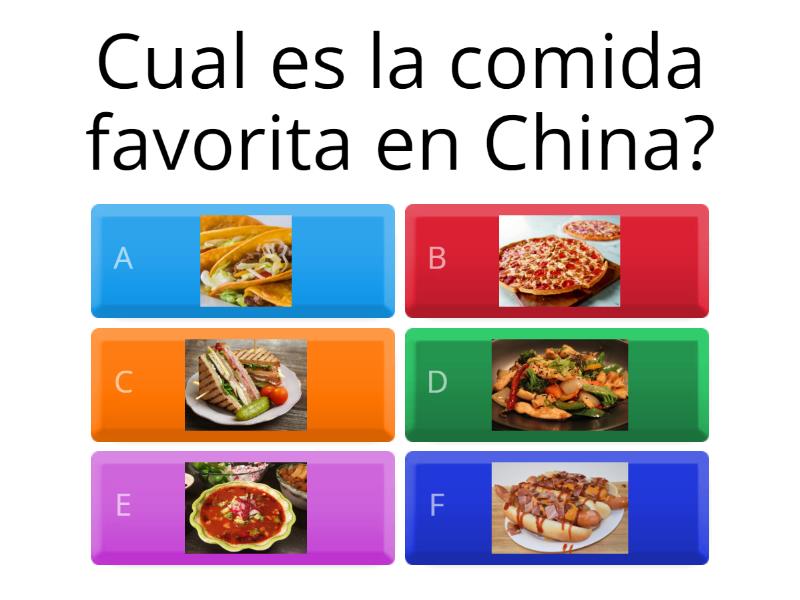 Comida - Quiz