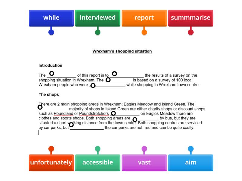 Report writing: part 1 - Labelled diagram