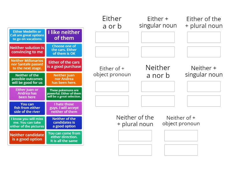 Either or neither? - Group sort