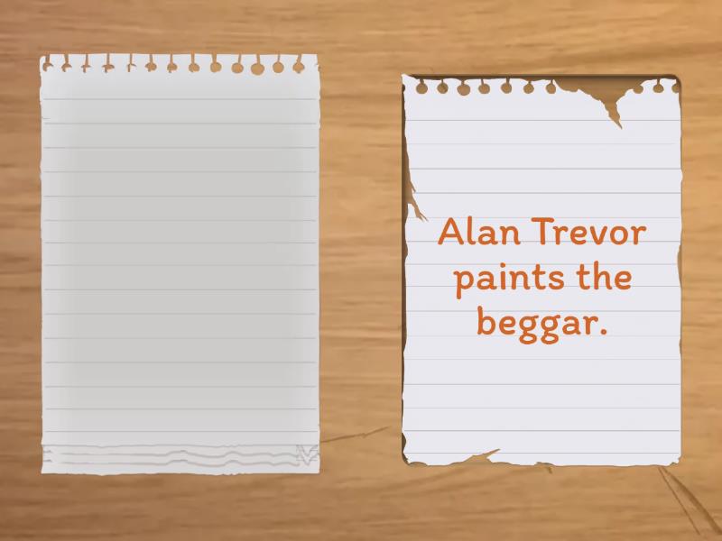 a model Millionaire PASSIVE VOICE - Speaking cards