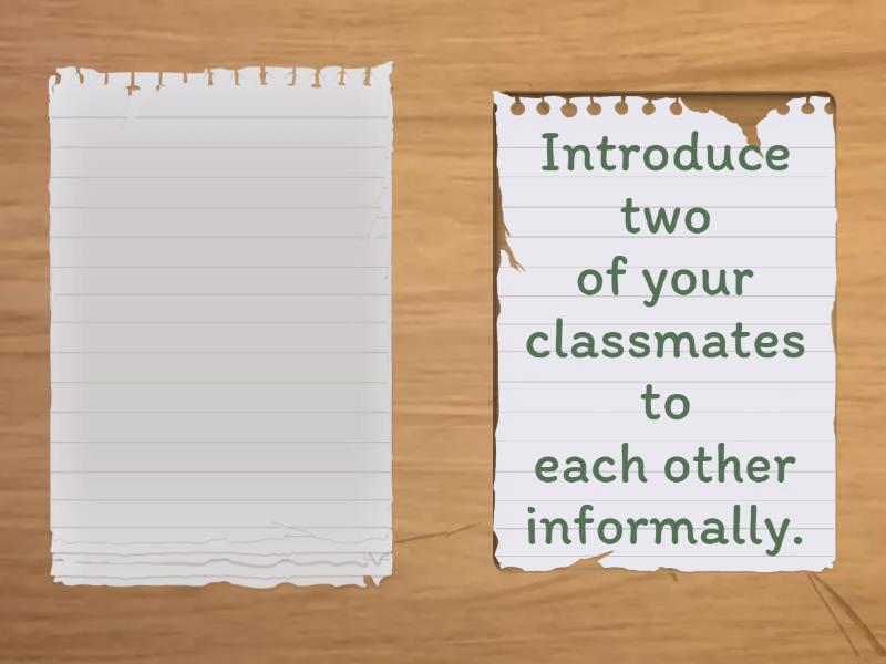 Greetings and Introductions - Speaking cards