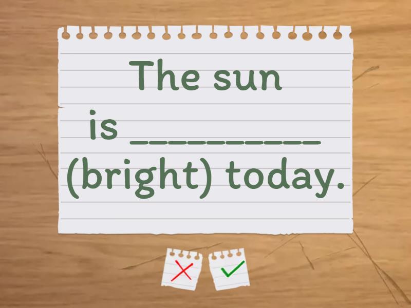 Complete with the correct comparative form - use than if necessary ...