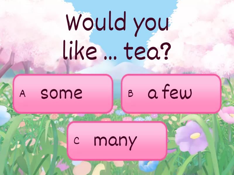 9B English File Elementary Quantifiers - Quiz