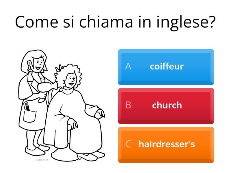 LESSICO DELLA CITTA' IN INGLESE - Quiz