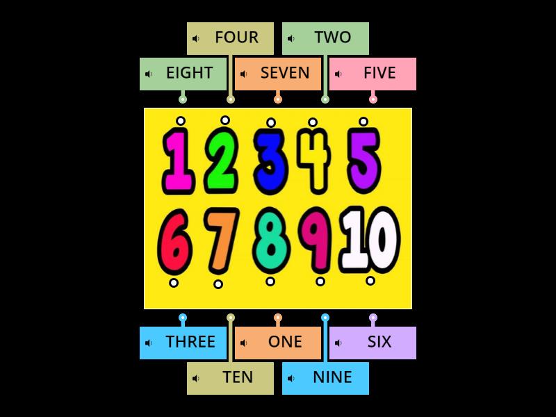 LABEL THE NUMBERS - Labelled diagram