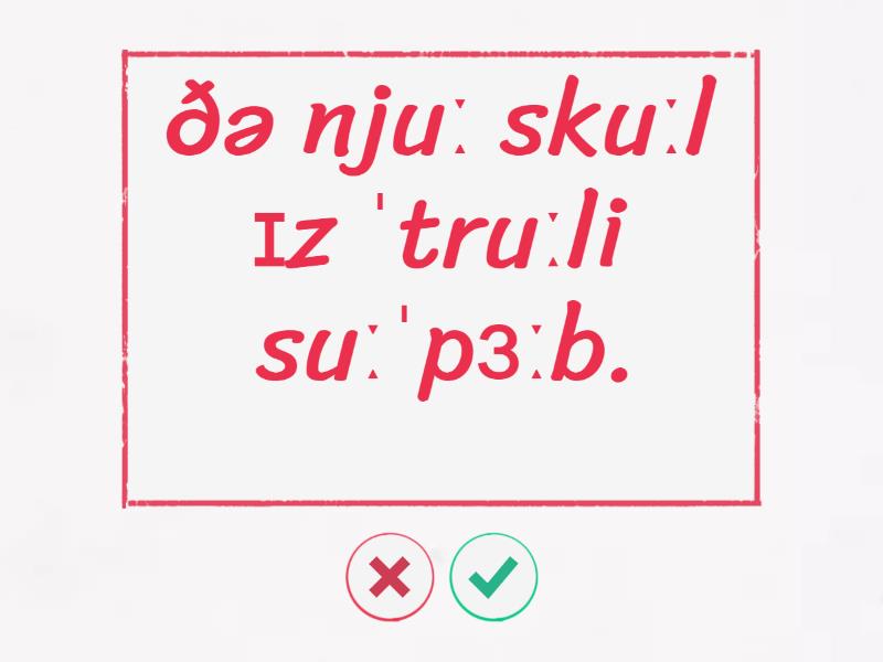 IPA SENTENCES - Flashcards