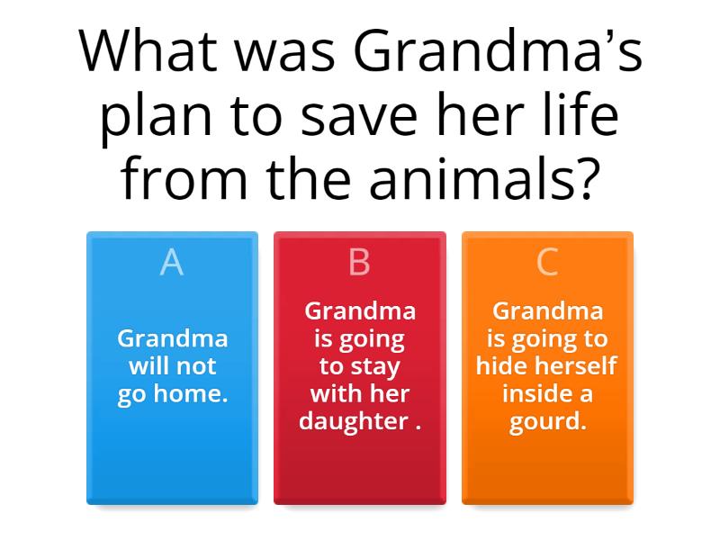 5th- Grandma and the Great Gourd Comprehension - Quiz