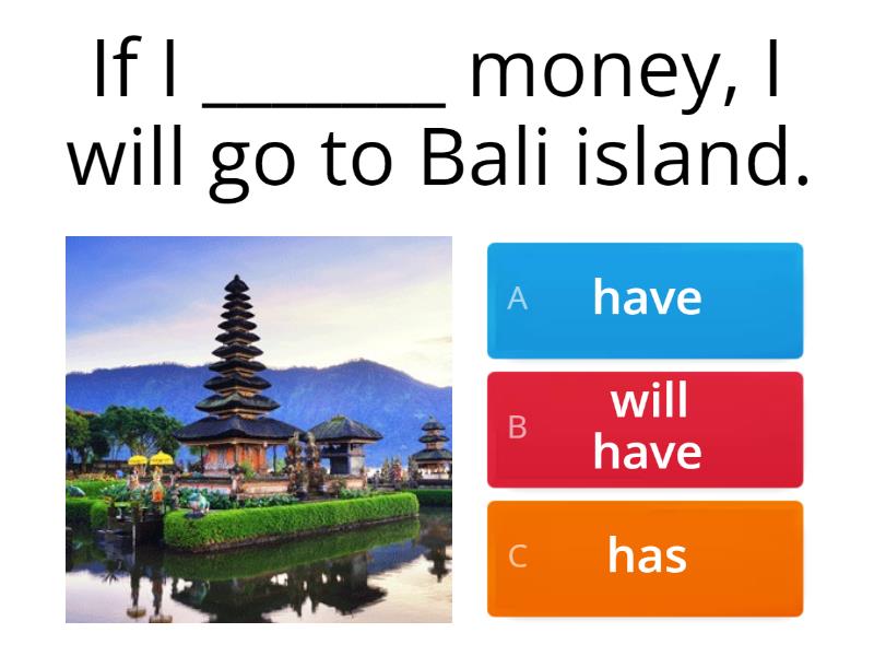 First Conditional - multiple choice - Quiz