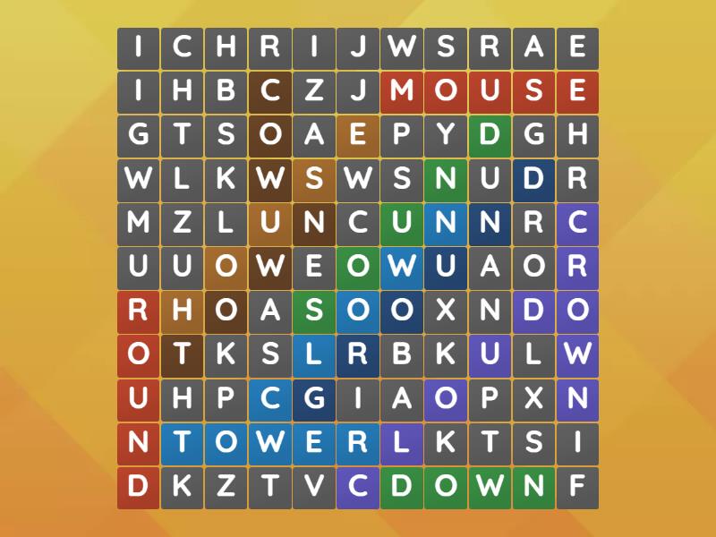au sound - Wordsearch