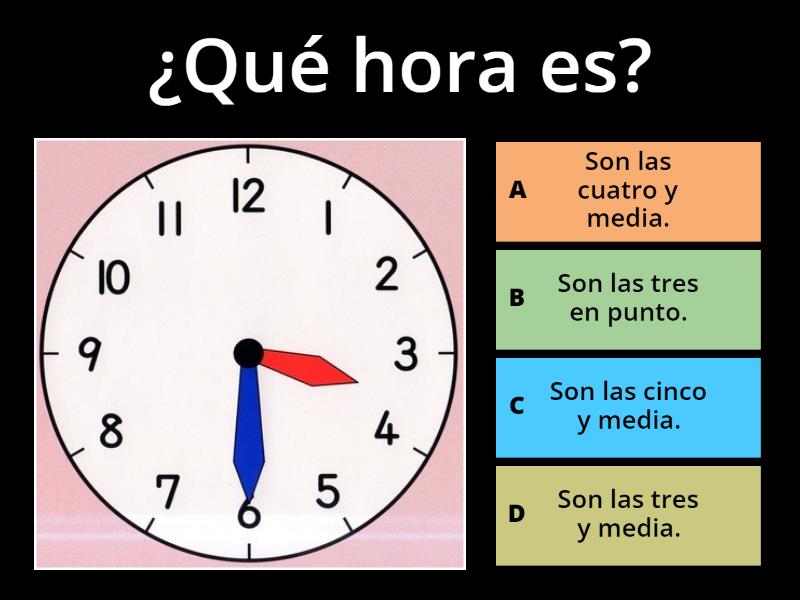 ¿Qué hora es? - Quiz