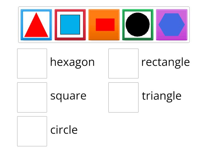 2d Shapes - Match up