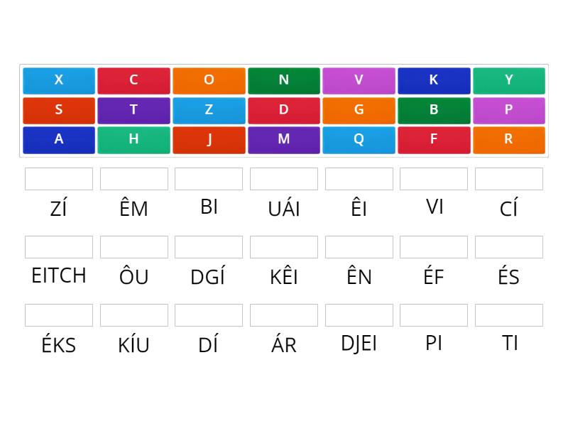 ALPHABET - Match up
