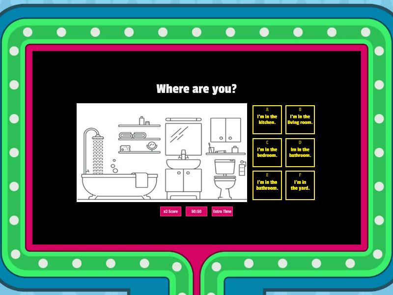 HWG4 Unit 3 House Nouns - Gameshow quiz