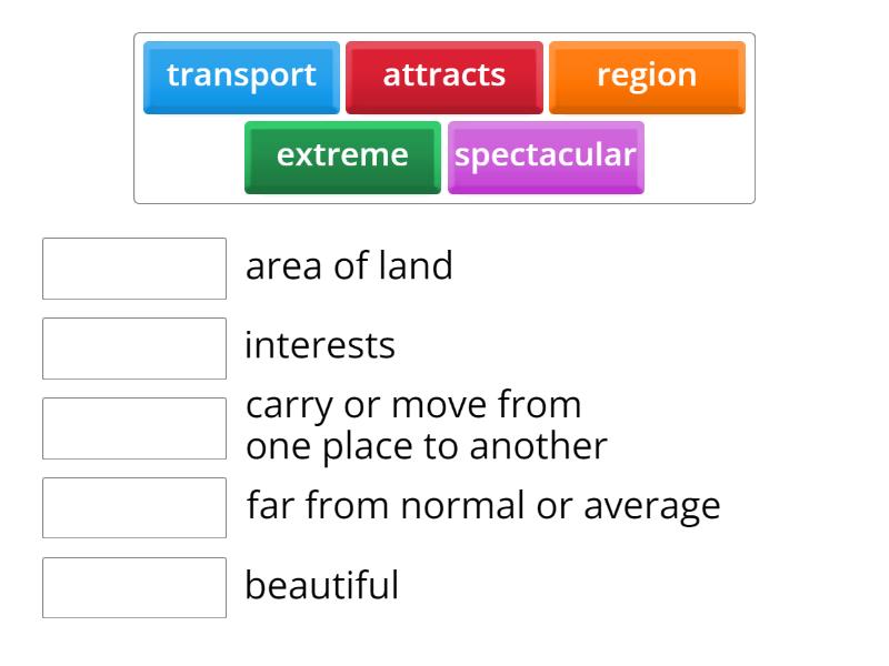 Deep Down and Other Extreme Places to Live - Match up