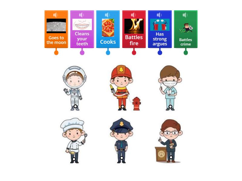 Professions 2 - Labelled diagram