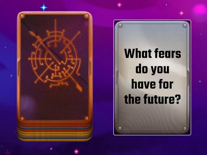 Speaking about the future - Speaking cards