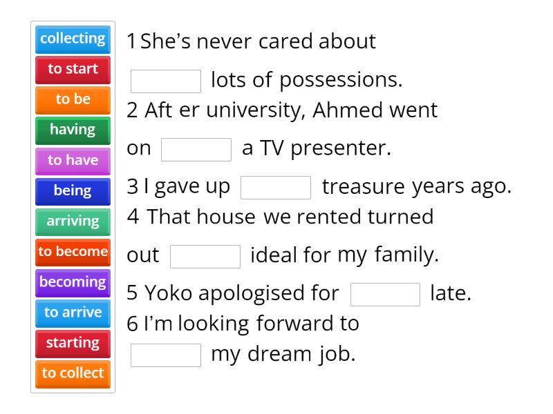 Complete the sentences with the correct form of the verb. - Completa la ...