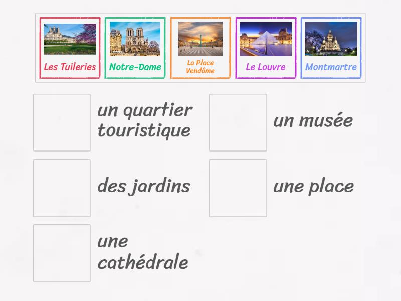 Les lieux... qu'est-ce que c'est ? (Tendances A1) - Match up
