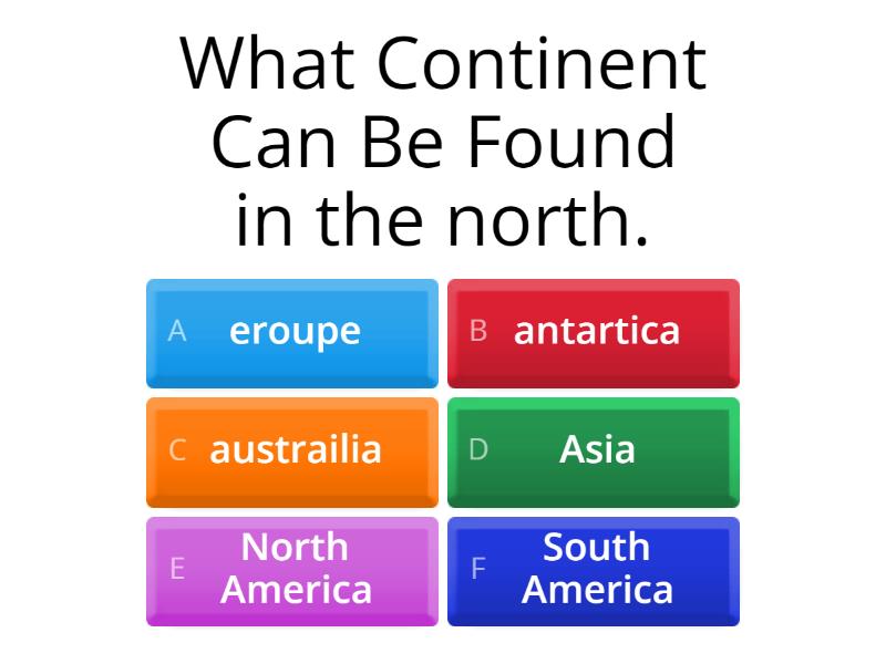 Continent - Quiz