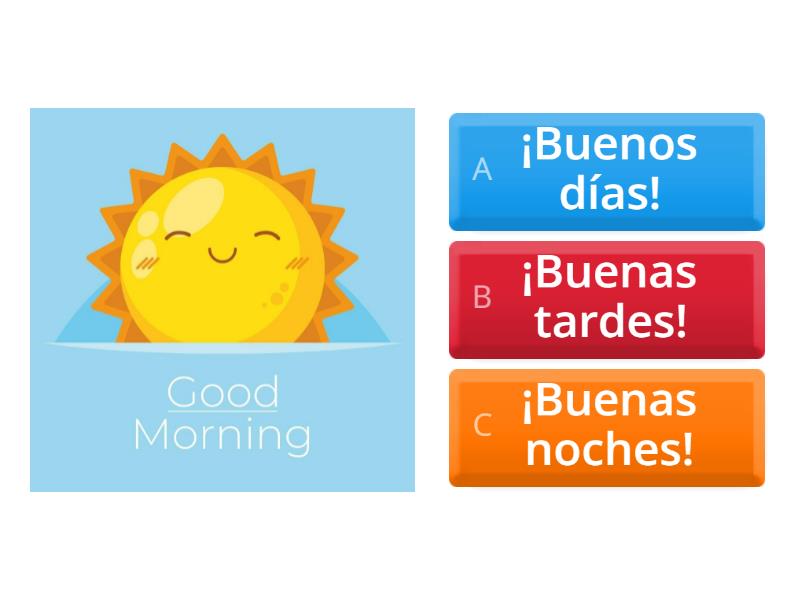 Saludos y Despedidas. - Quiz