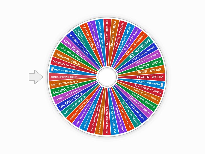 WHEEL OF NAMES - Spin the wheel