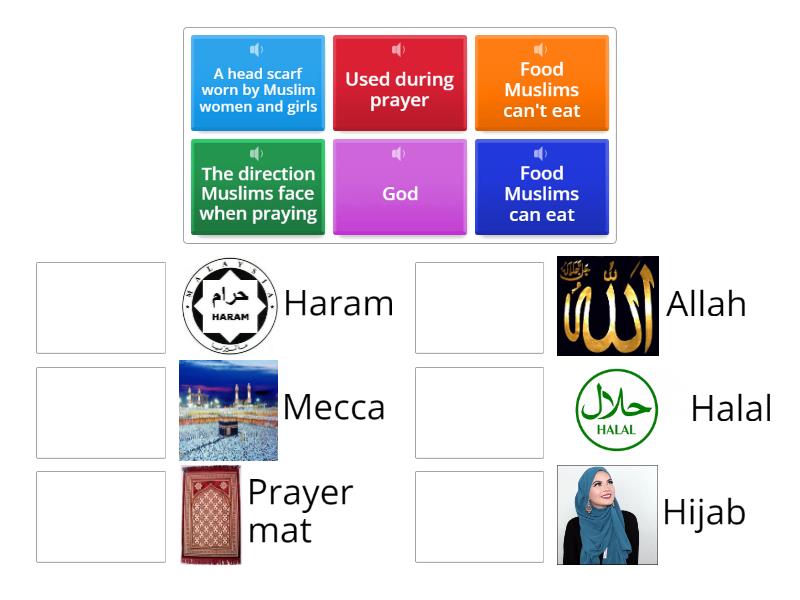 Islam Key words - Match up