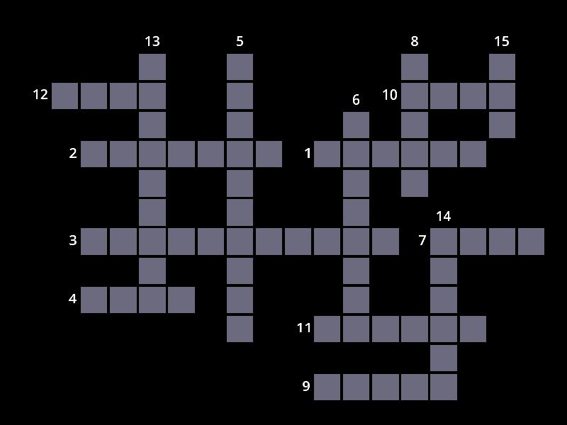 Insurance Vocabulary - Crossword