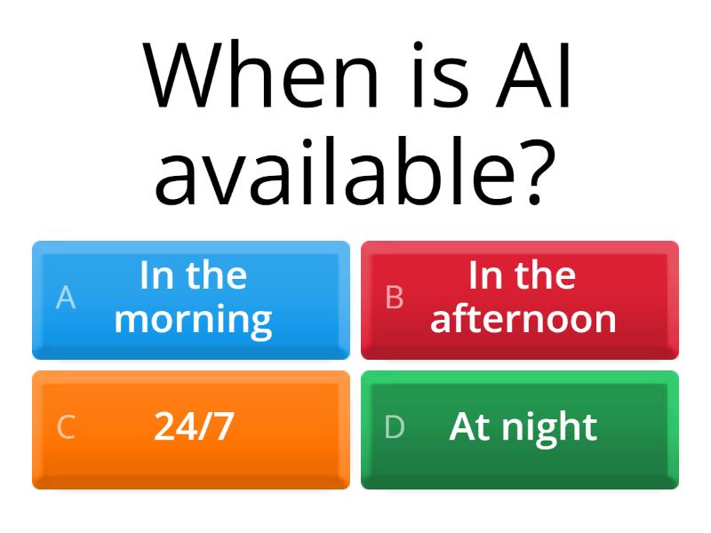 Artificial Intelligence - Quiz
