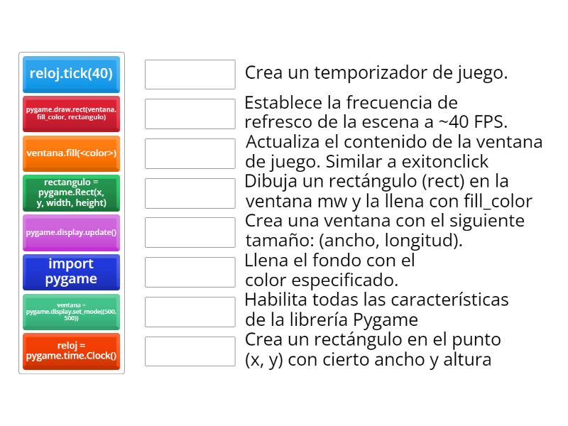 Python Pygame - Match up