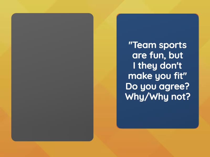 Sport - Speaking cards