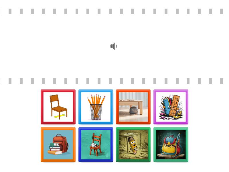 prepositions of place (listening) - Find the match