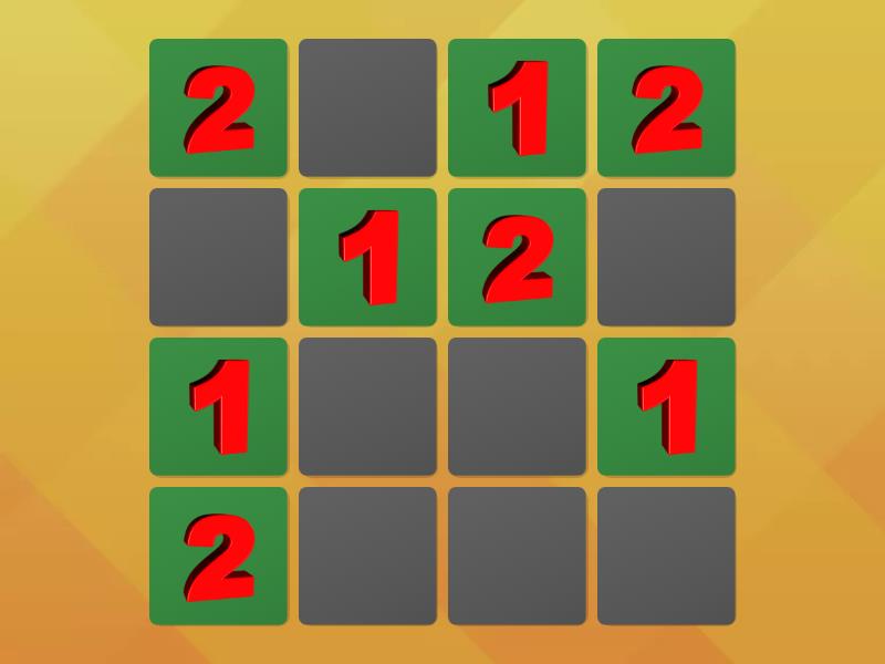 memory dei numeri - Matching pairs