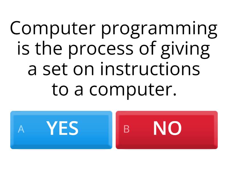 Computer Programming - Quiz