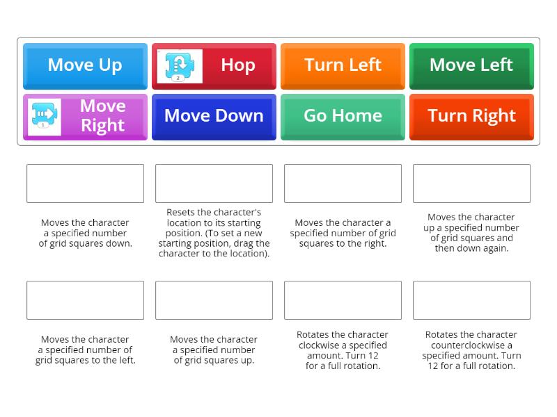Motion blocks - Match up