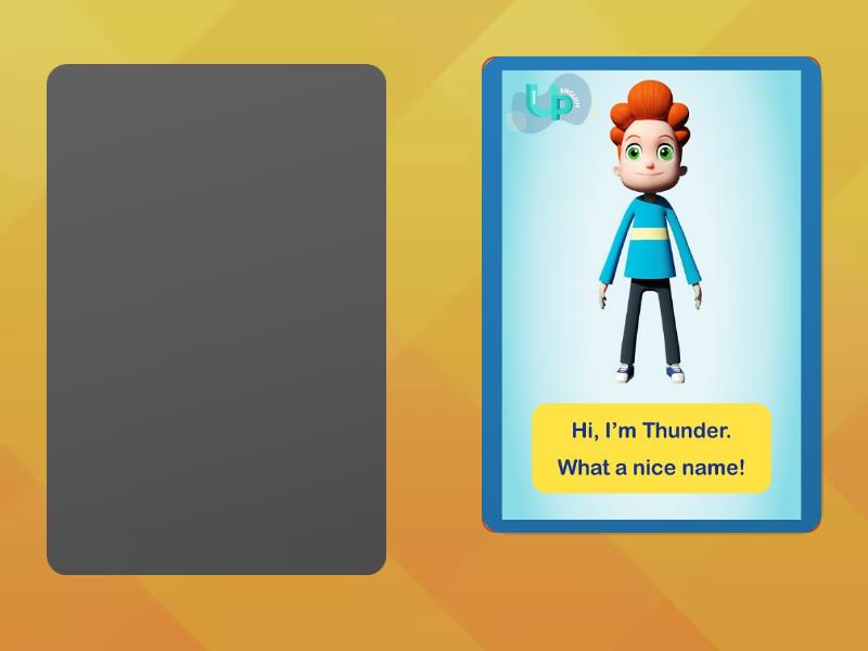 Super Minds 1 Unit 0 Friends Chant UpEnglish - Speaking cards